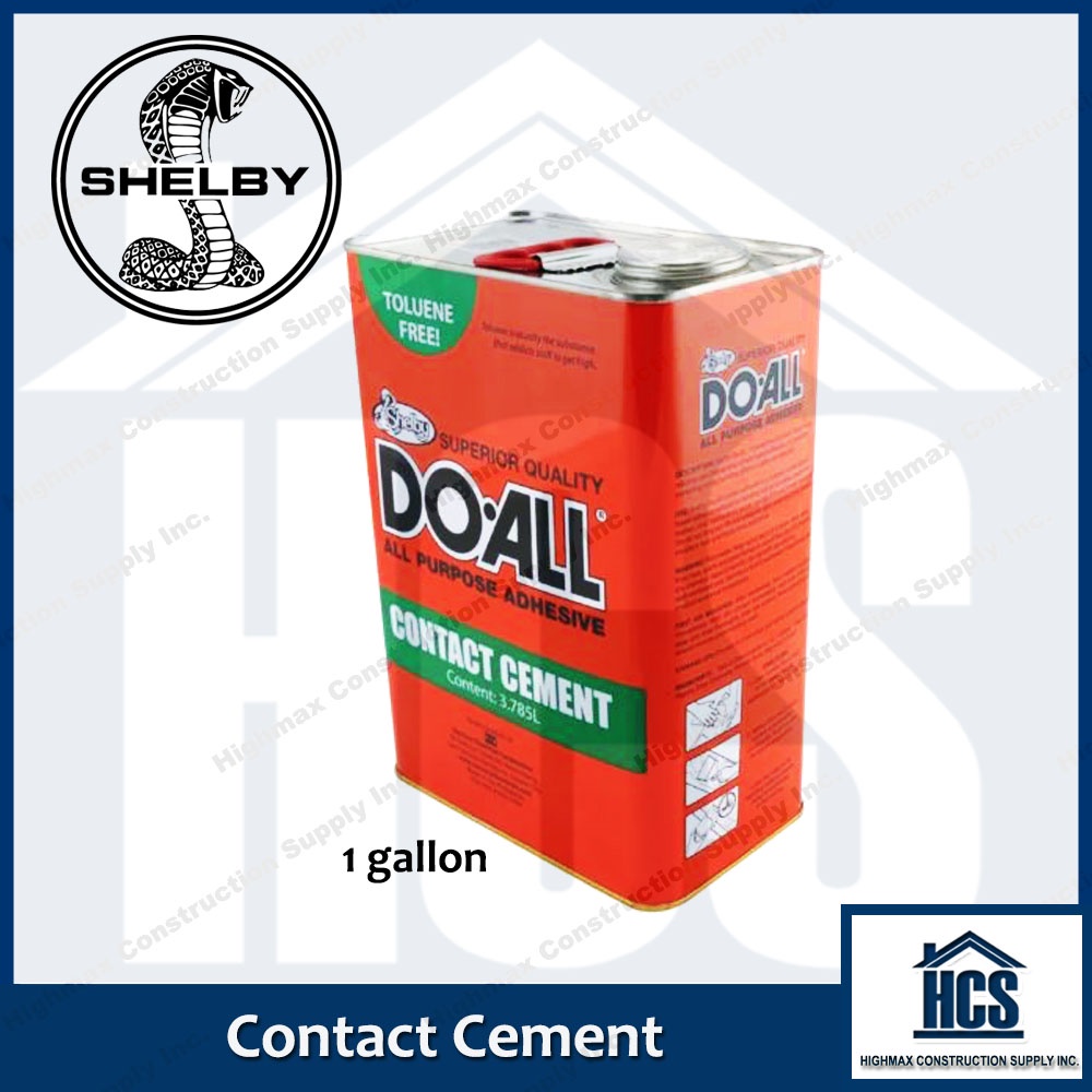 Do All Contact Cement 1 Gallon by Shelby Original | Shopee Philippines