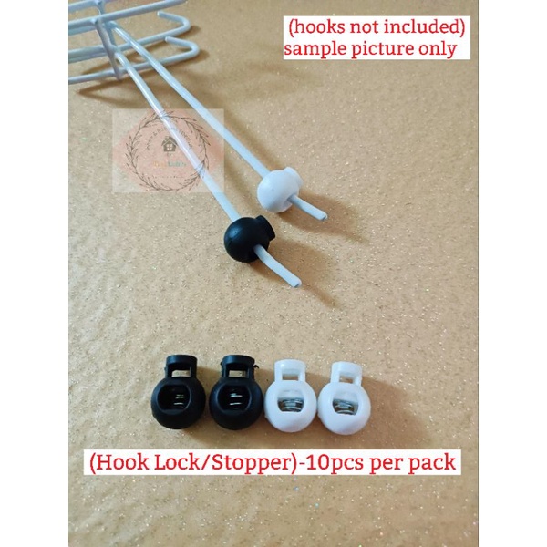 (10pcs-Per pack) Plastic Screen Hook Locker | Hooks Stopper | Shopee ...