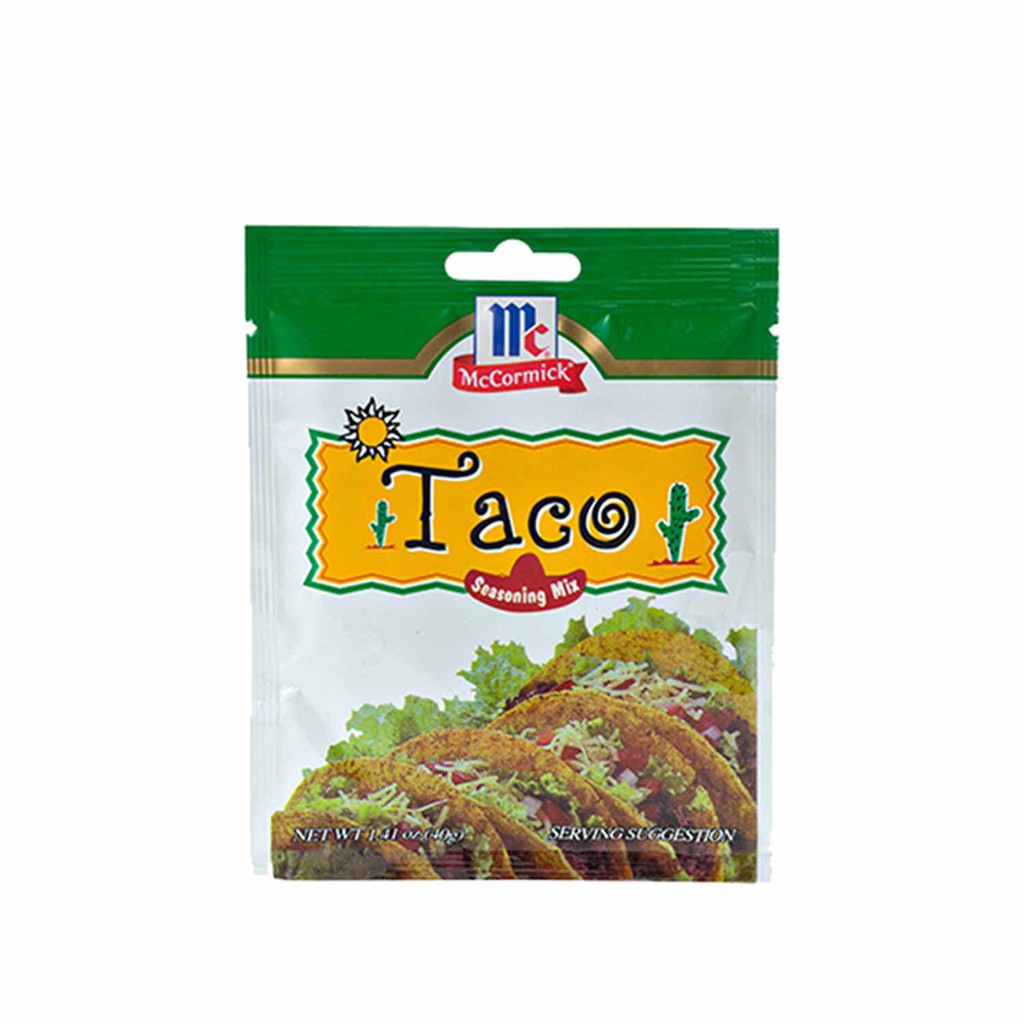 Mccormick Taco Mix Seasoning 40g | Shopee Philippines