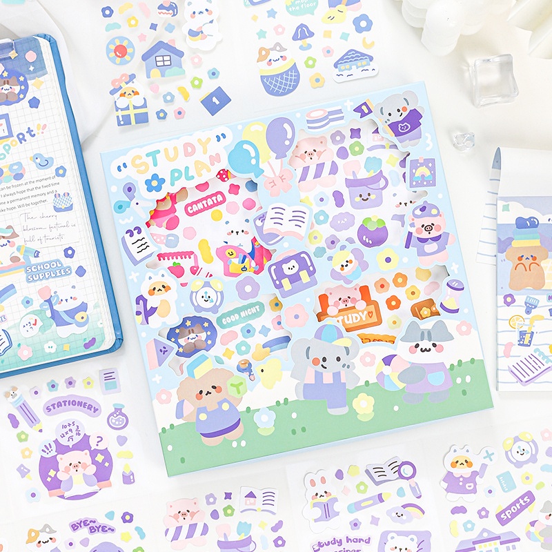 Study Plan Deco Sticker Collection Box Set | Shopee Philippines