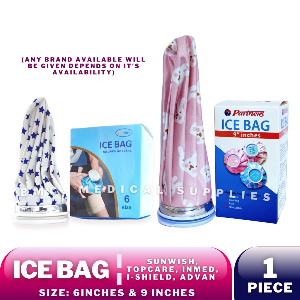 Ice Bag Size 9" (Any Brand Available) Surrmed, Advan, Inmed, Partners ...