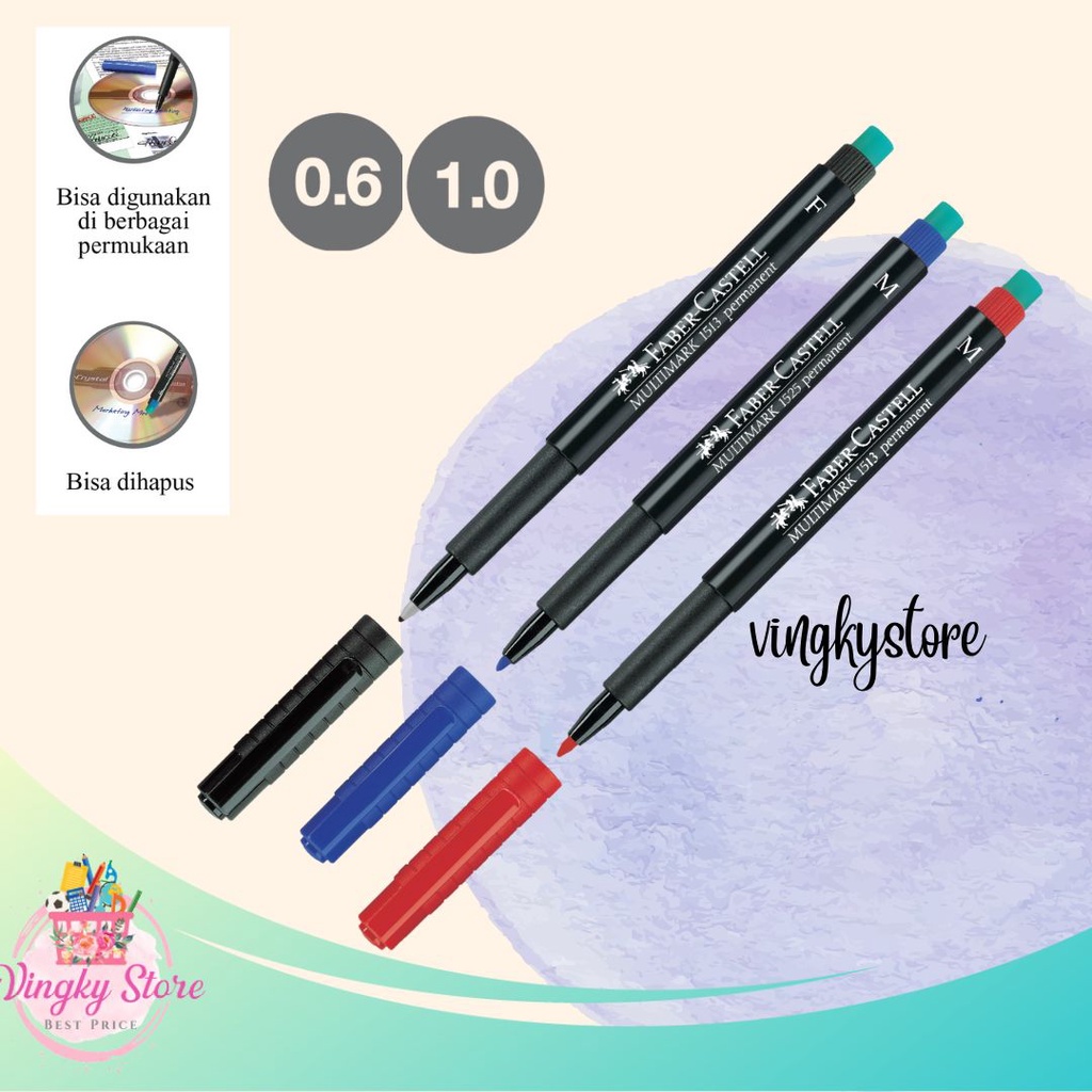 Faber Castell Permanent Multimark OHP Marker | Shopee Philippines
