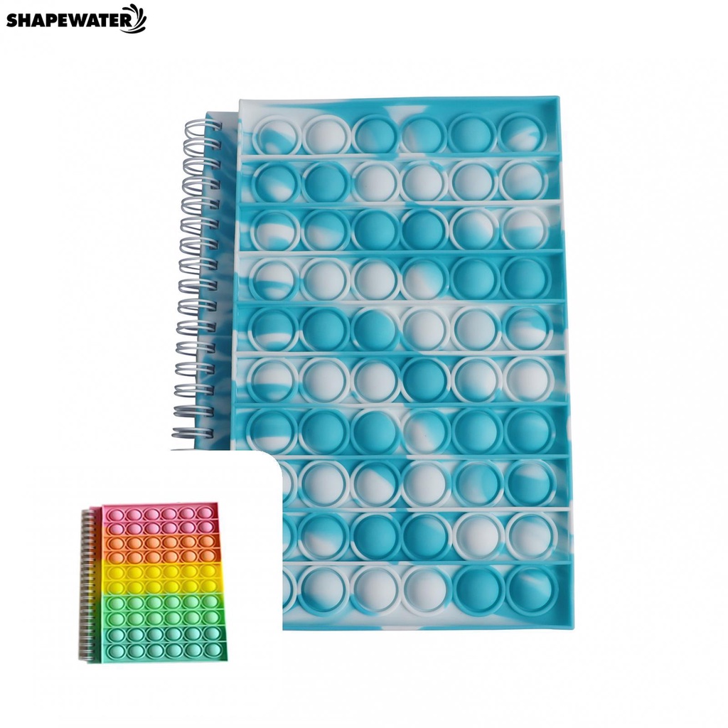 ShapeWater Portable Bubble Notebook Finger Bubble Silicone Cover ...