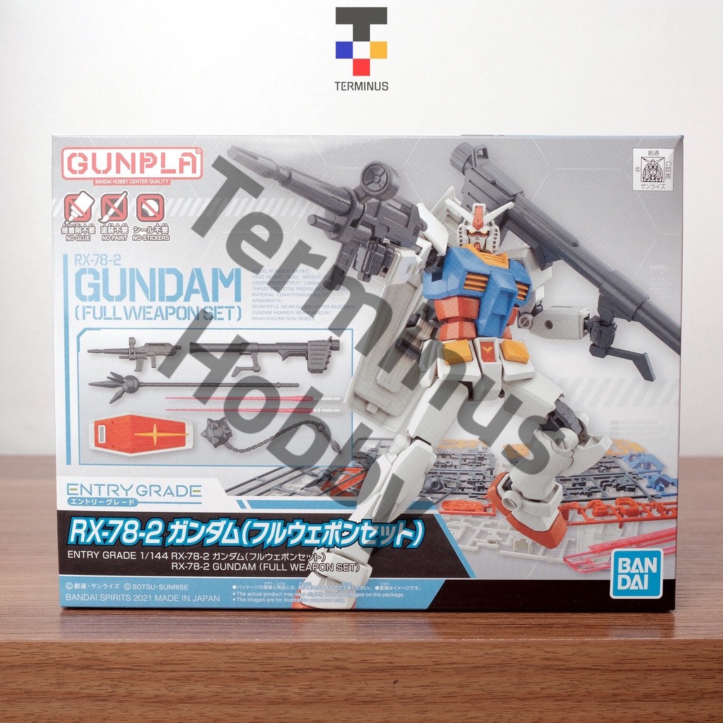 Entry Grade RX-78-2 Gundam Full Weapon Set #09 | Shopee Philippines