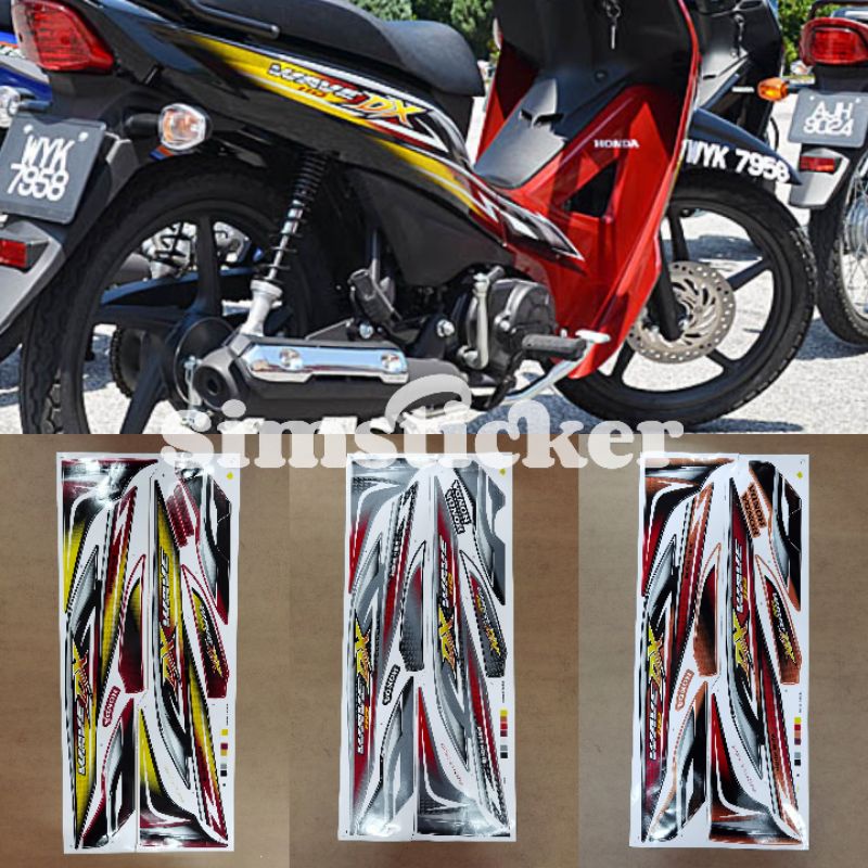 WAVE 110 DX (1) STICKER BODY STRIPE HONDA | Shopee Philippines