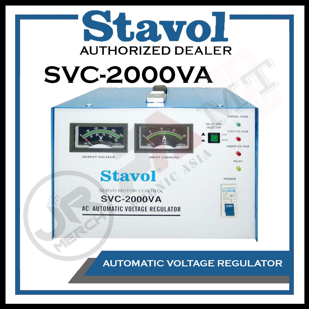 Stavol Automatic Voltage Regulator 2000 watts AVR with Time Delay (ST ...
