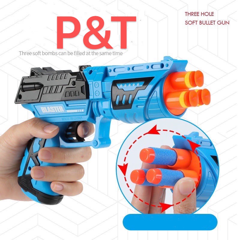 PTshop toys for kids Children soft bullet gun toys(with 12pcs bullet ...