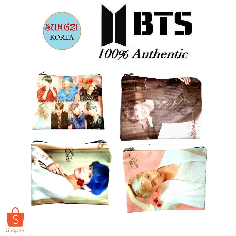 BTS Star Cosmetic Makeup Multi Pouch | Shopee Philippines