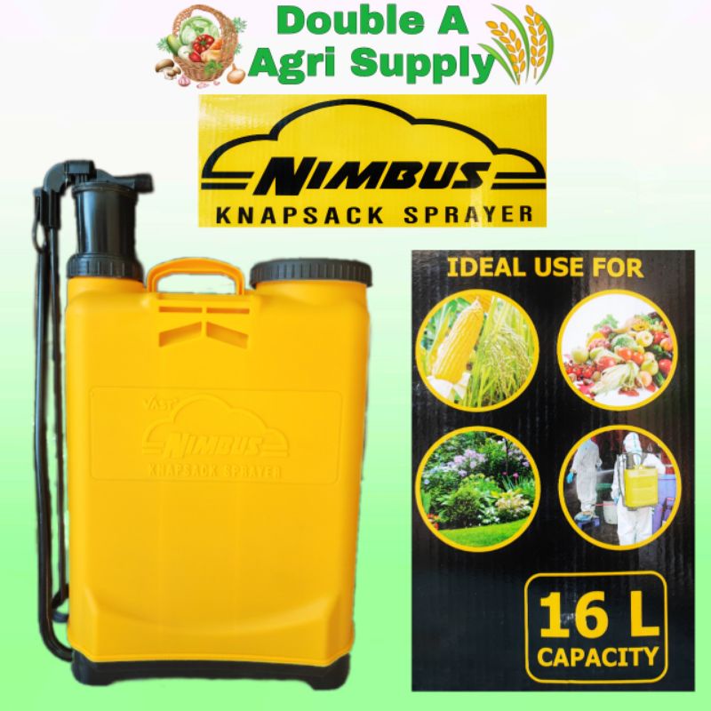 Nimbus Knapsack Plastic Manual Sprayer 16 Liters | Shopee Philippines