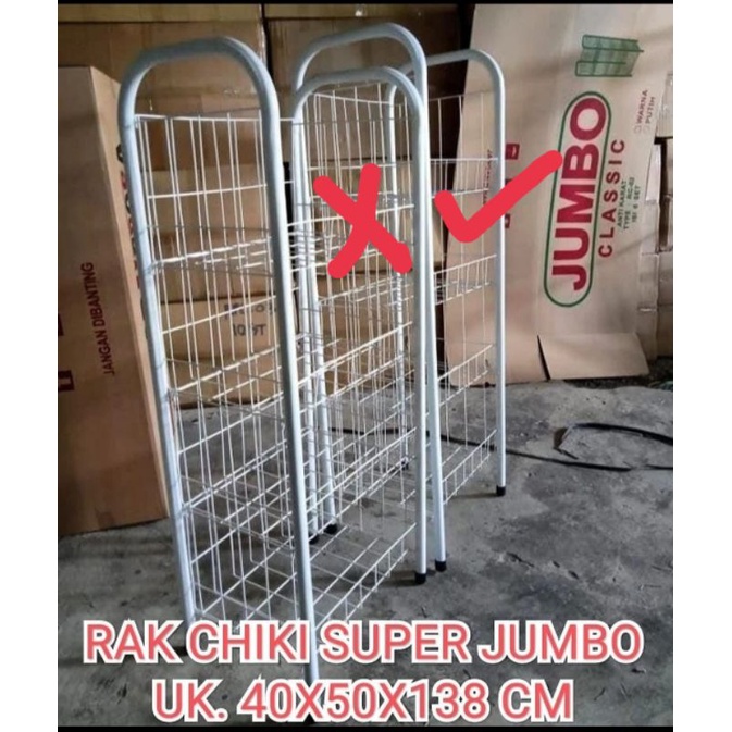 Chiki rack Stacking 4 SUPER jumbo/Chiki rack/Stall rack/ciki rack/Sales ...