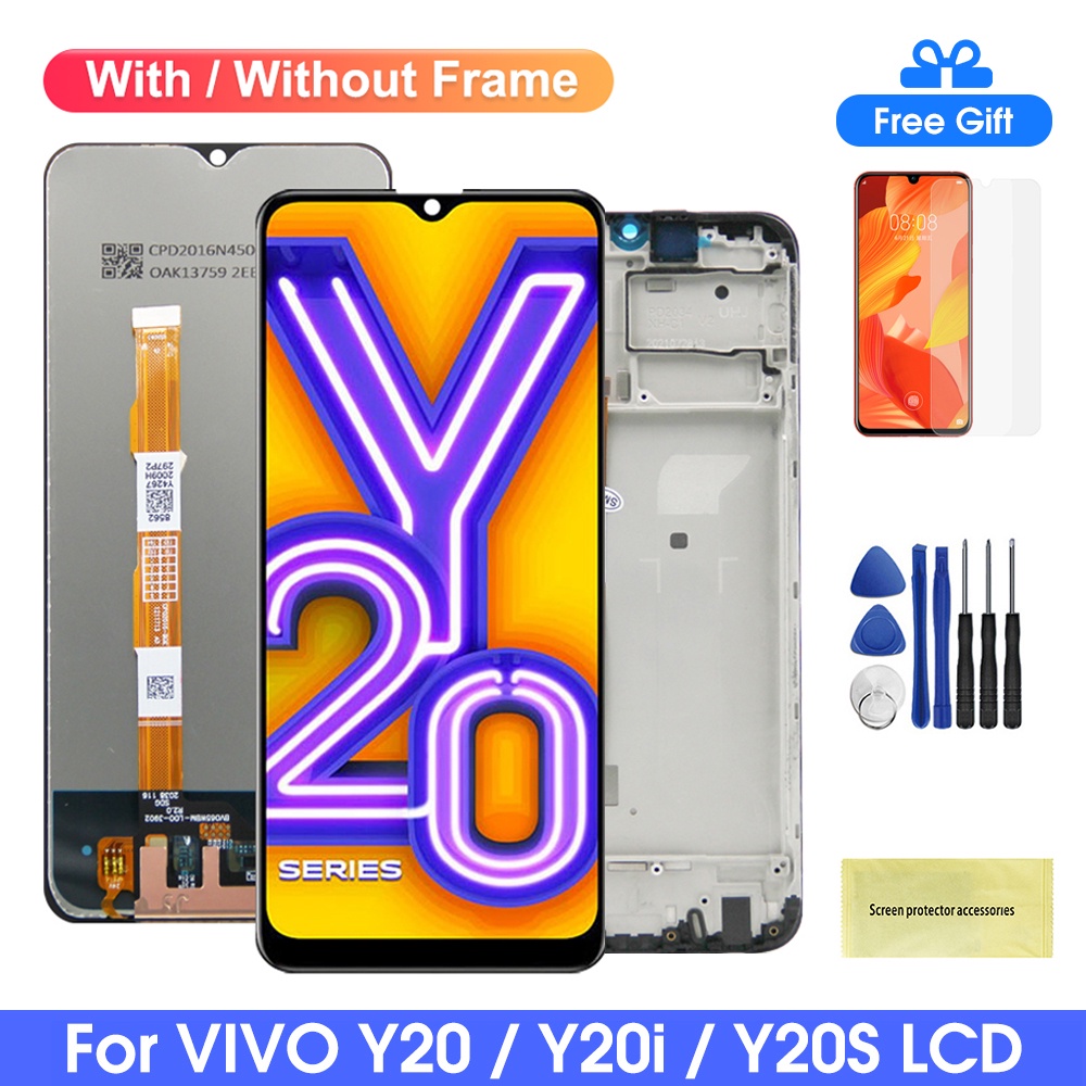 Original ViVo LCD For VIVO Y20 Y20i LCD Y20s Touch Screen With Frame ...