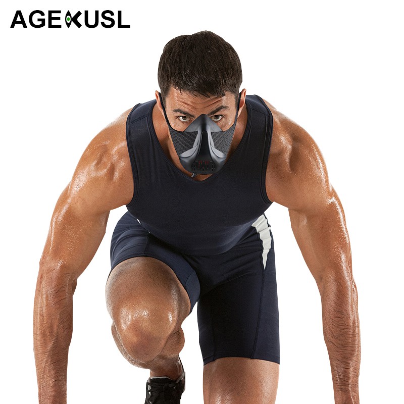 AGEKUSL Workout Mask Gym High Altitude Elevation Effect Cycling Running ...