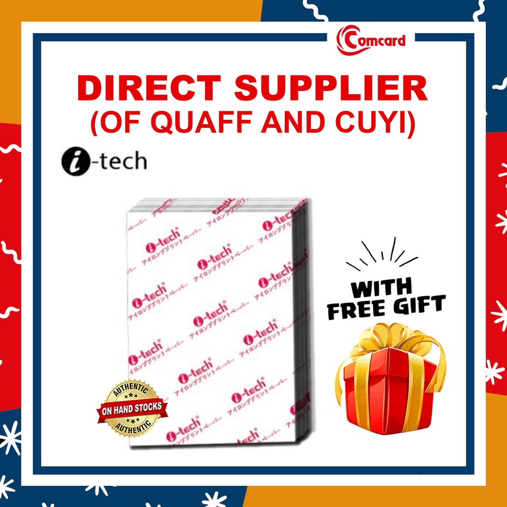 ITech Japan Heat Ligh Transfer Paper Itech | CPM | Shopee Philippines