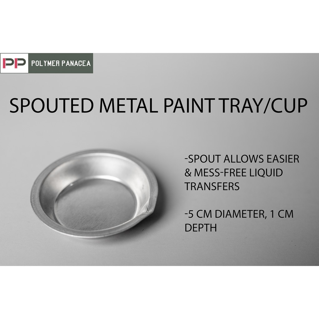 Spouted Metal Paint Cup/Tray | Shopee Philippines