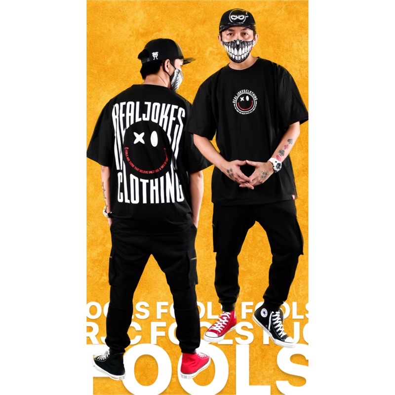 Real Jokes Clothing Fools (Black) | Shopee Philippines