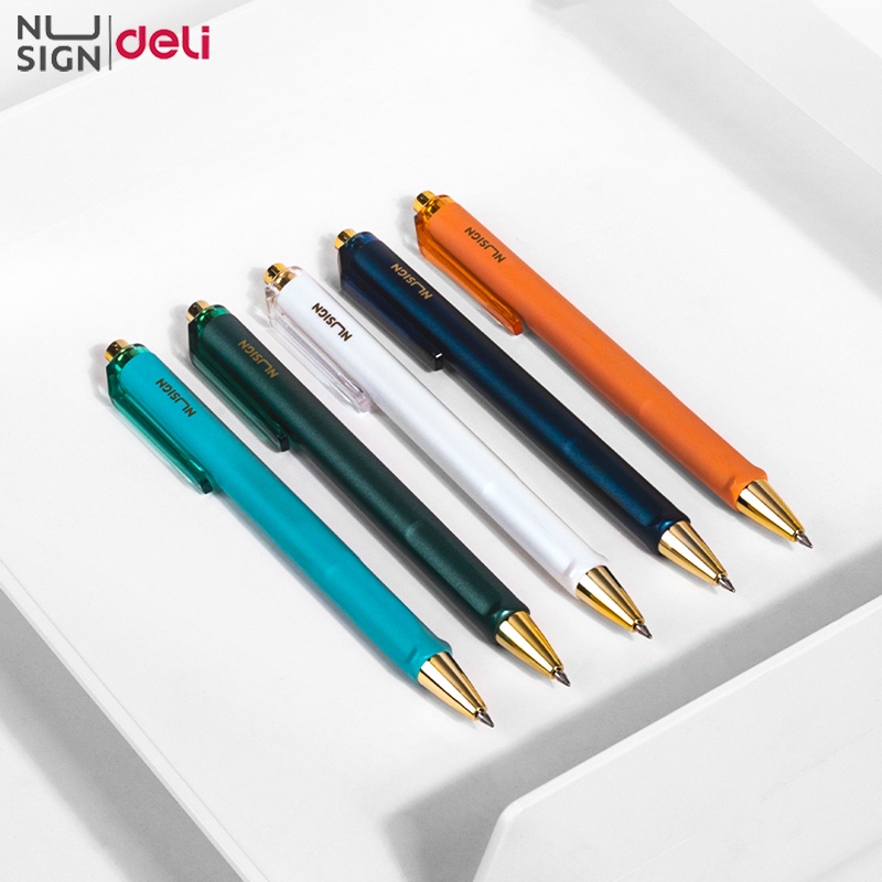 Deli Gel Pen Ballpen 0.5mm Perfect Smooth Black Ink Assorted Colors ... Deli Gel Pen Ballpen 0.5mm Perfect Smooth Black Ink Assorted Colors ...