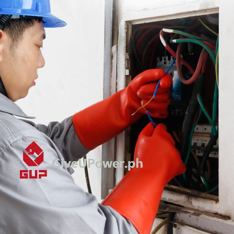 Insulated Gloves Electrical Wiring 5KV 12KV 25KV High Voltage Safety ...