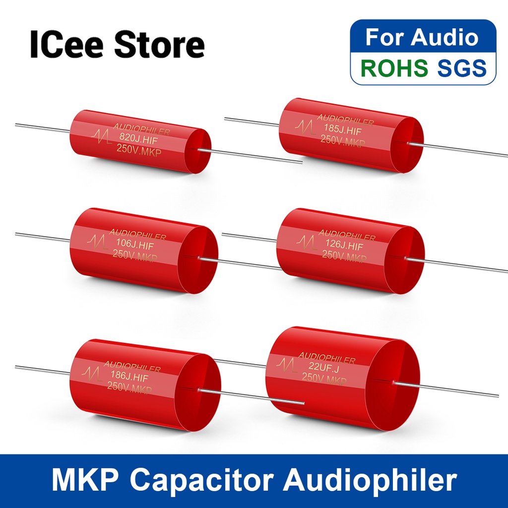 Audiophiler Axial MKP Capacitor Audio 250V 10uf 12uf 15uf 18uf 20uf ...