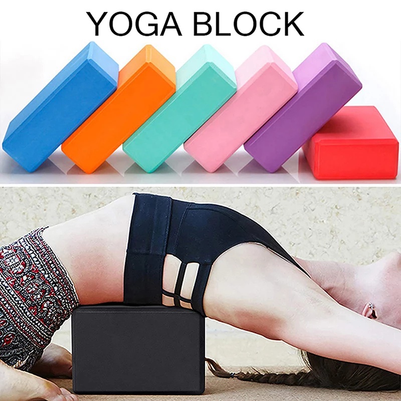 J&S Yoga Block Brick Sports Exercise Fitness Gym Workout | Shopee ...