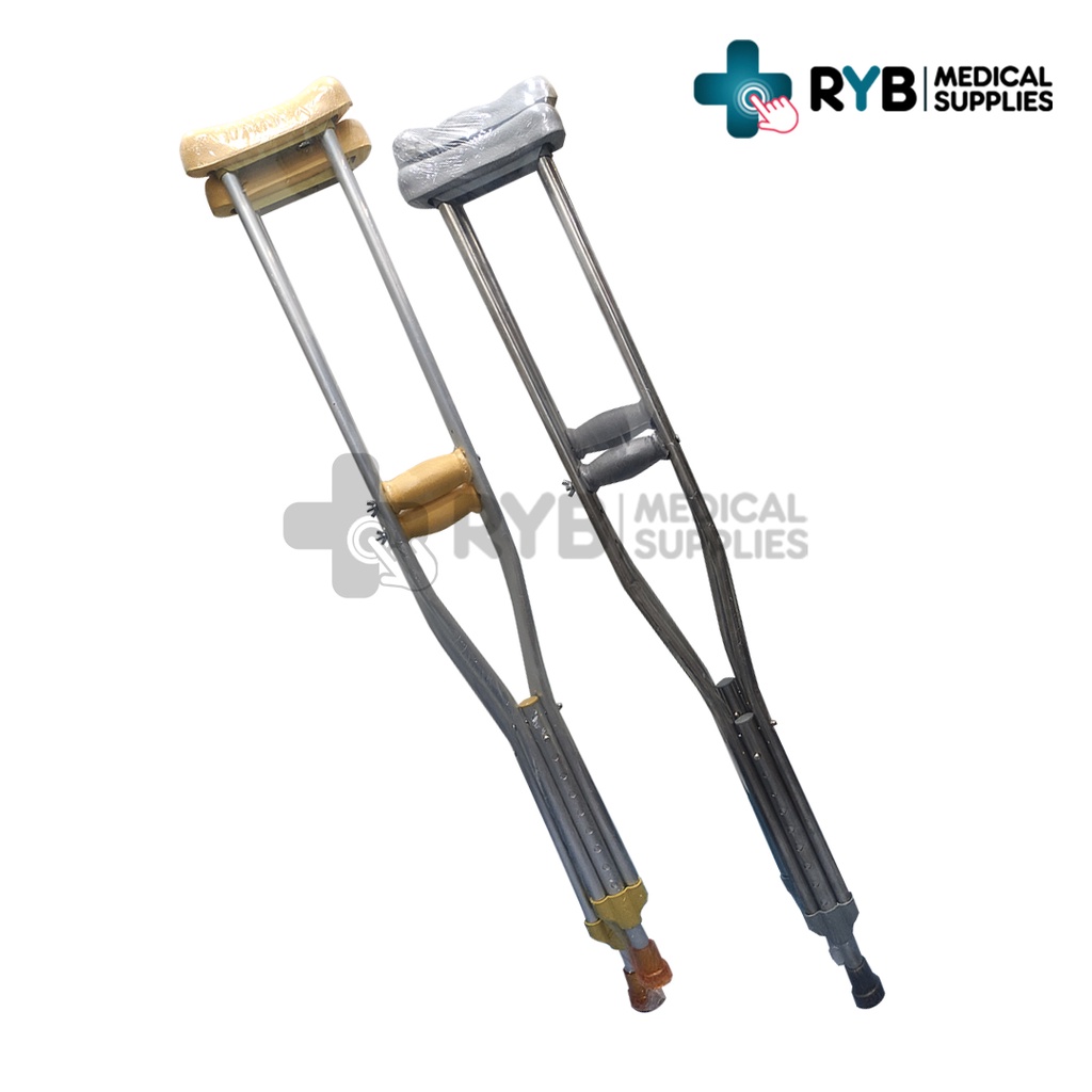 Aluminum Light Weight Adjustable Crutches / Saklay ADULT & PEDIA ...