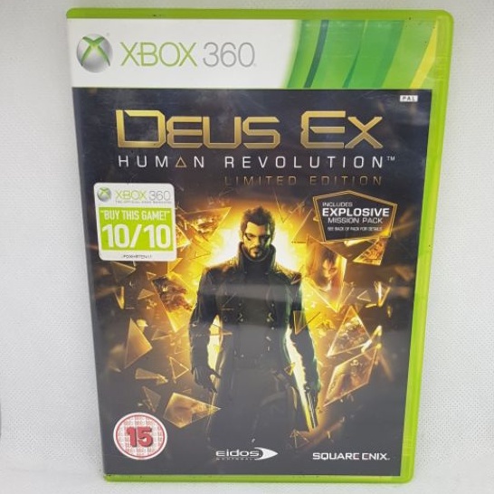 Xbox 360 EX Human Revolution Limited Edition Disc (Original Disc)(PAL ...