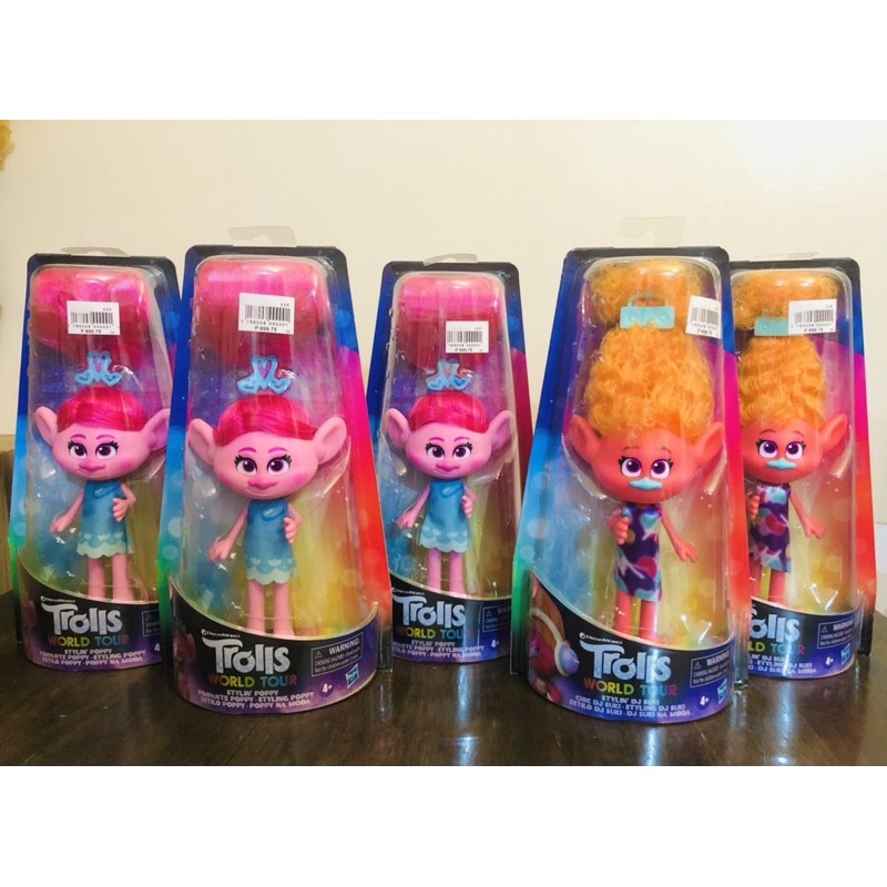 Trolls DreamWorks Trolls World Tour Stylin’ Fashion Doll with Hair ...