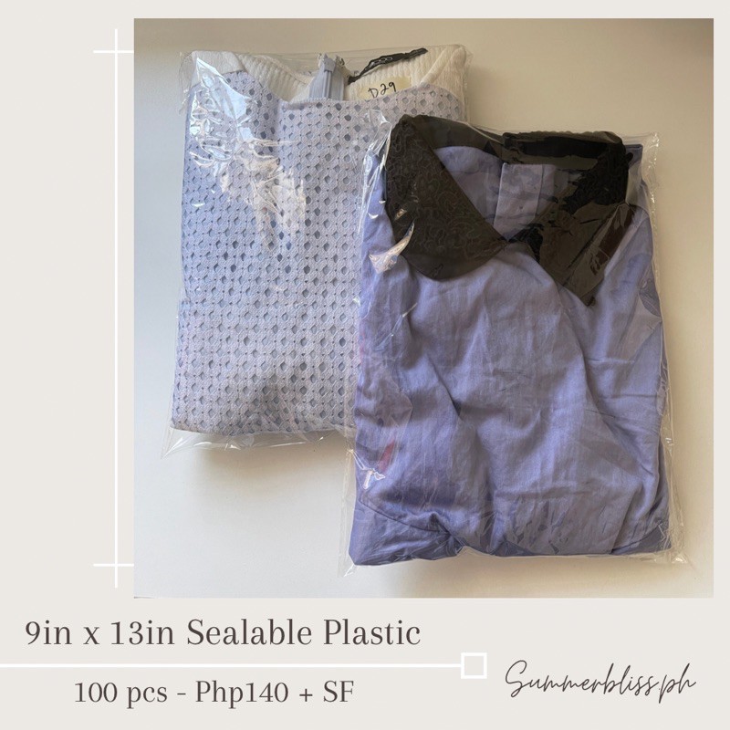 Plastic Bag with Seal OPP - Clothes packing | Shopee Philippines