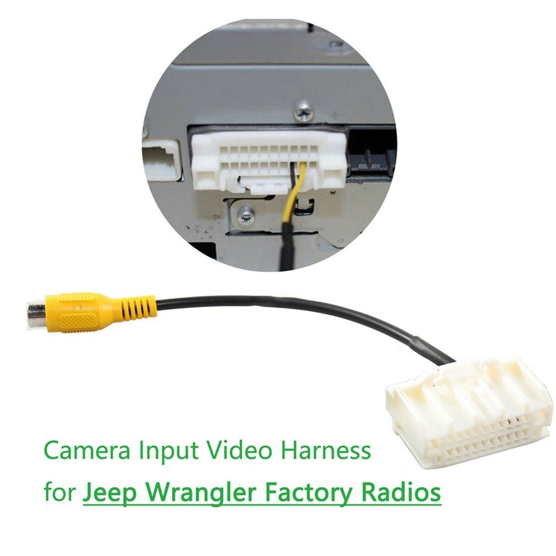 1 Pc Car Reverse Camera Video Cable Rear Backup Camera Wire Harness RCA ...