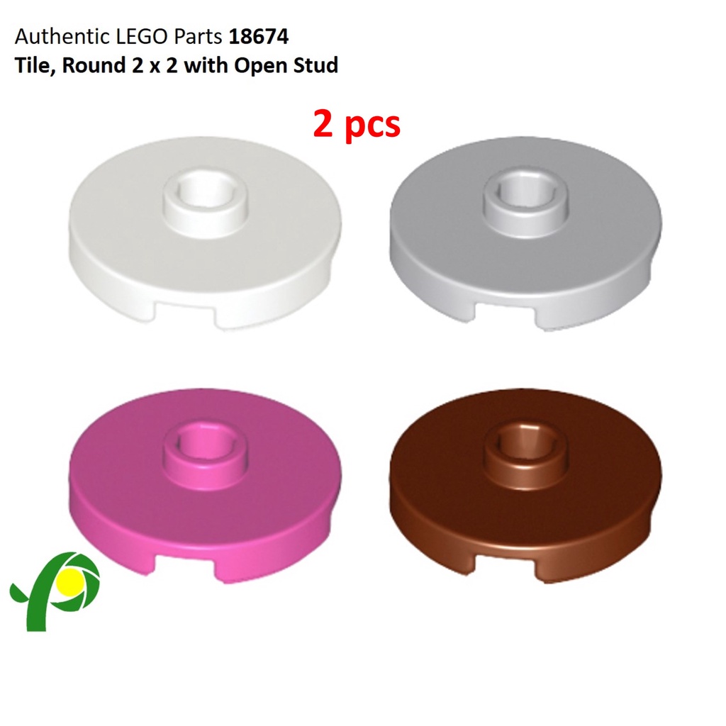 LEGO Parts 18674 Tile Round 2x2 with Open Stud | Shopee Philippines