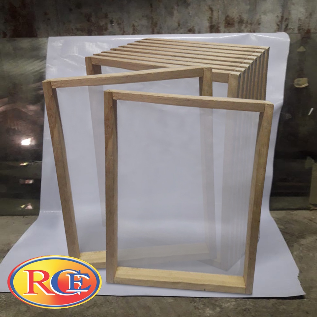 100 mesh Silkscreen with 1" x 2" Frame (choose size below) | Shopee ...