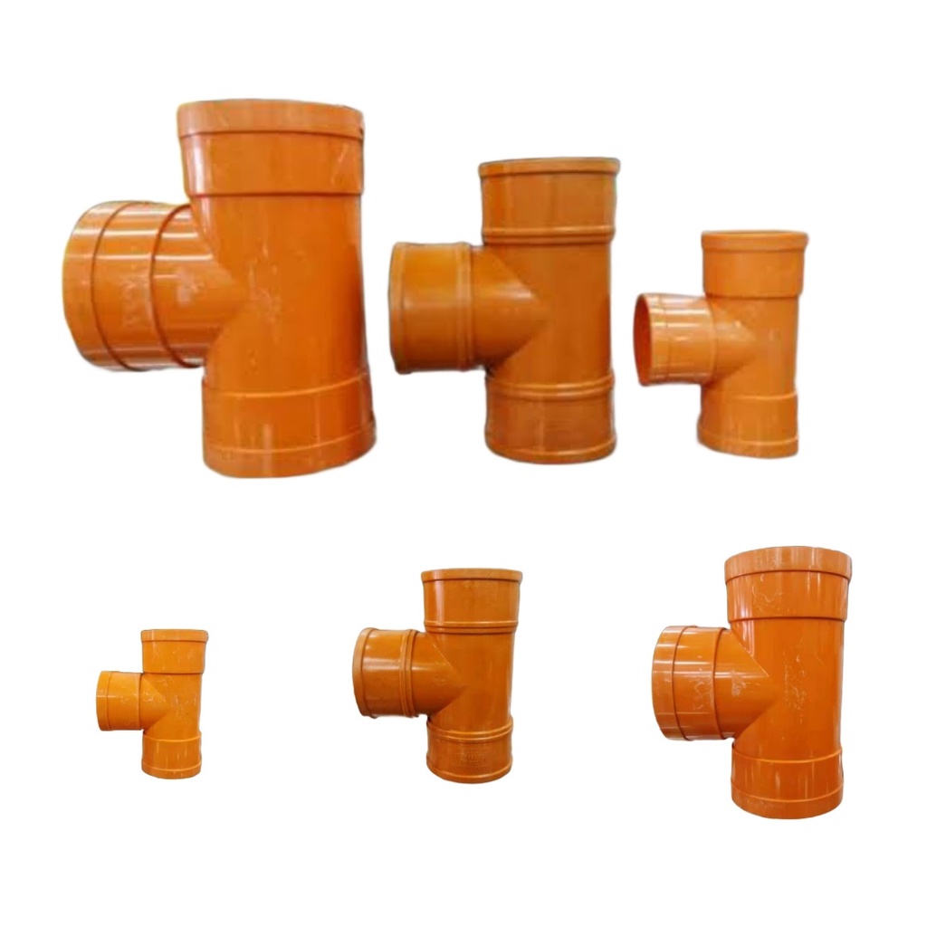 PVC ORANGE FITTINGS TEE 2x2, 3x3, 4x4 (ORDINARY) | Shopee Philippines