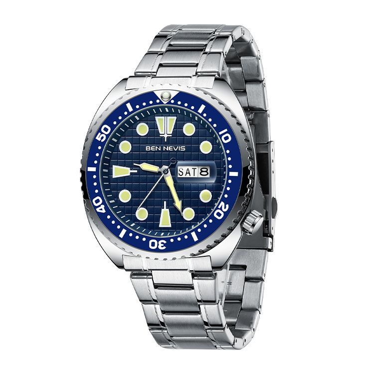 BEN NEVIS Men's Watch Water Ghost Steel Band Quartz Watch | Shopee ...