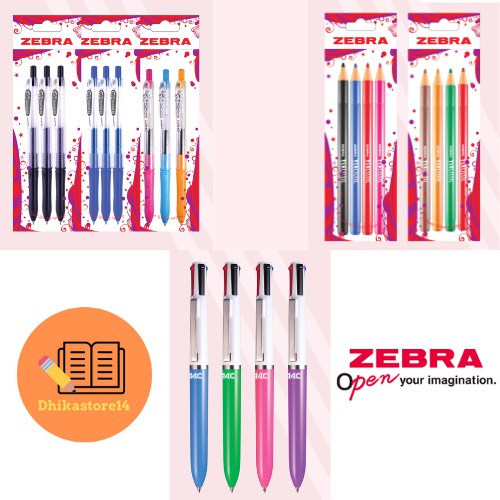 Original Zebra PenRo, SARASA, PENCILTIC, PIC CANDY, A4C) | Shopee ...