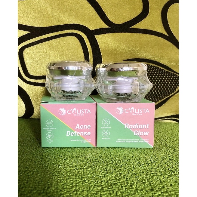 Acne Bundle (Day Cream Radiant glow+Night Acne Defense) | Shopee ...