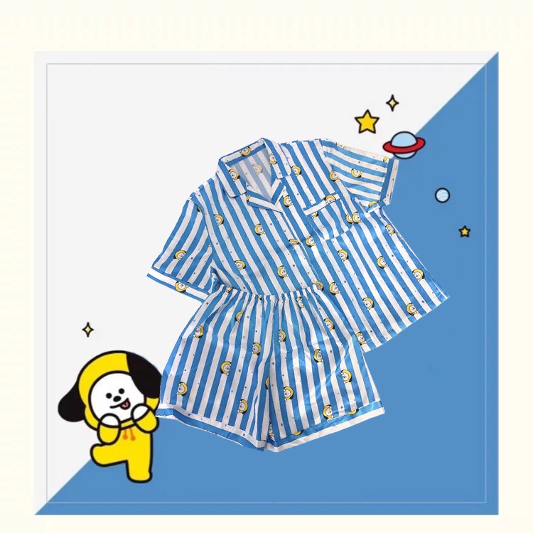 BT21 Sleepwear BTS Sleepwear chimmy/cooky/koya/mang/rj/shooky/tata ...