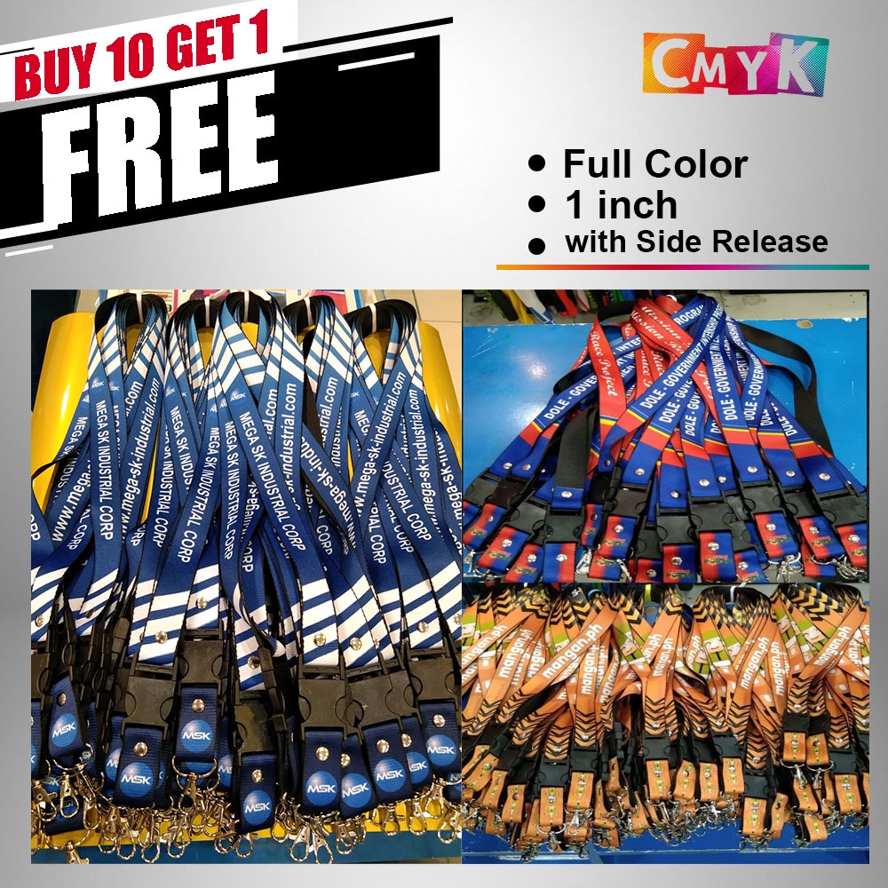CMYK Customized ID Lace ID Lanyard printing direct manufacture ...