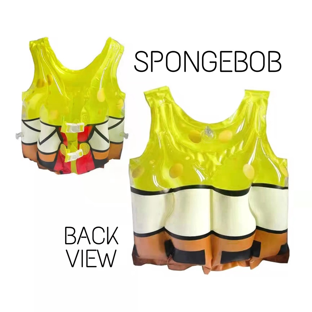 SPONGEBOB PATRICK SWIMMING VEST FOR KIDS | Shopee Philippines
