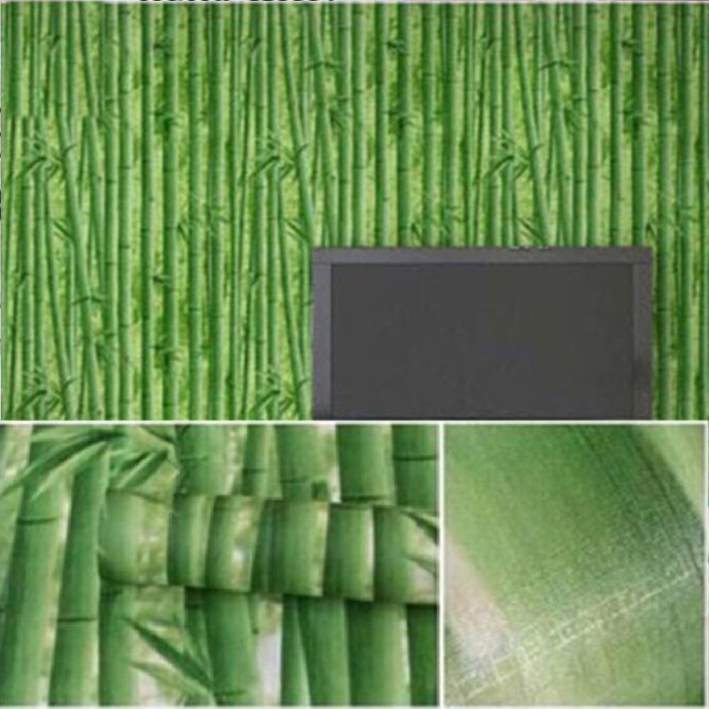 WBH Bamboo Design Wall Sticker for Living Area Wall Sticker PVC Self ...