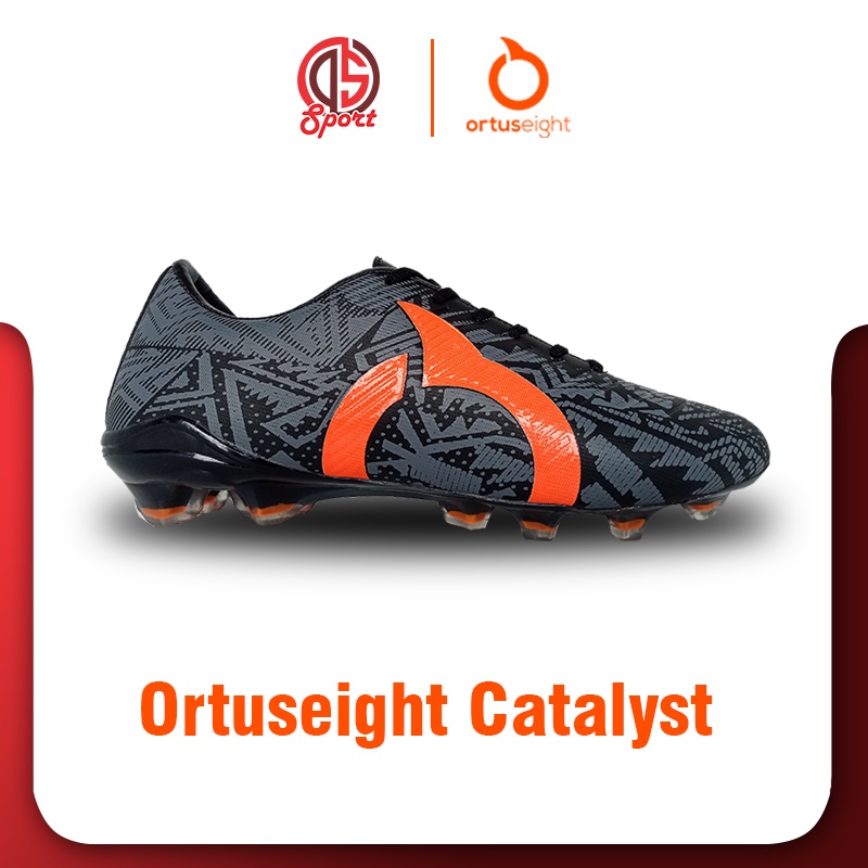 Ortuseight Volt FG Football Shoes Catalyst Black White Ortus Sports ...