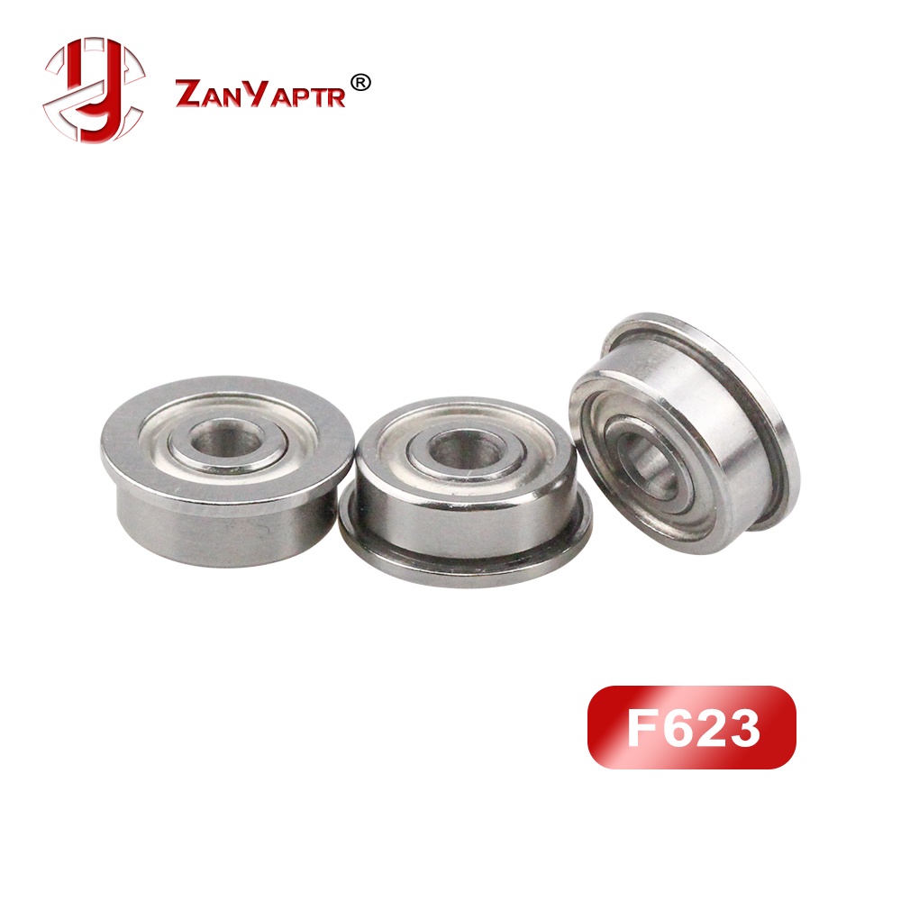 10 pcs/lot F623 ZZ Flange Bushing Ball Bearings F623ZZ 3*10*4 mm Free ...