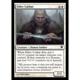 MTG : Elder Cathar - ISD - White Human Soldier | Shopee Philippines