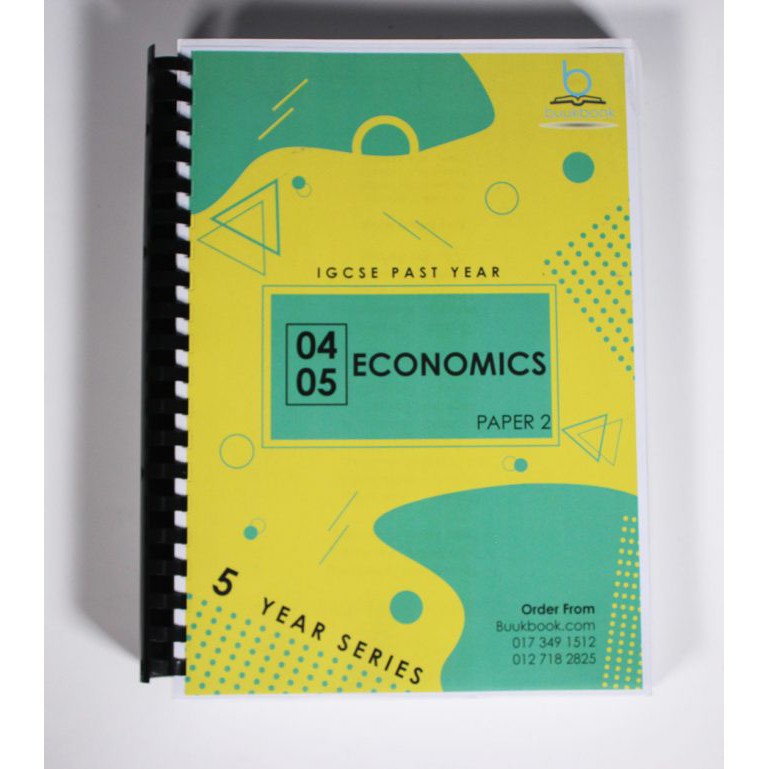 IGCSE Past Year Papers Economics 0455 Paper 1 Paper 2 | Shopee Philippines
