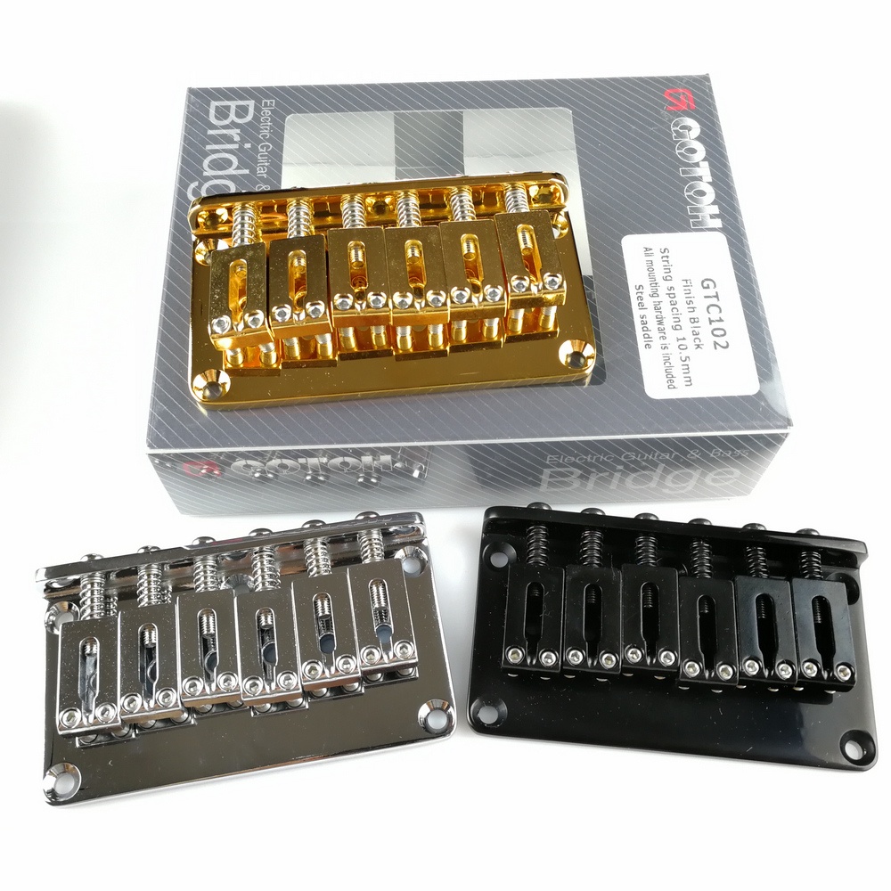 HR-Genuine Original GOTOH GTC102 Electric Guitar Fixed Bridge With ...