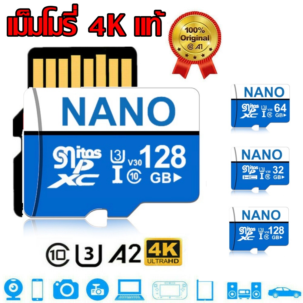 Micro SD Card CLASS 10 U3 TF High Speed Read & Write .Apply To Mobile ...