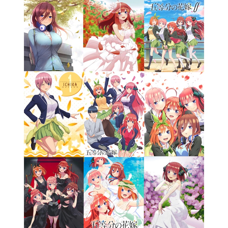 The Quintessential Quintuplets Gotobun Nino Miku Itsuki Nakano Large ...