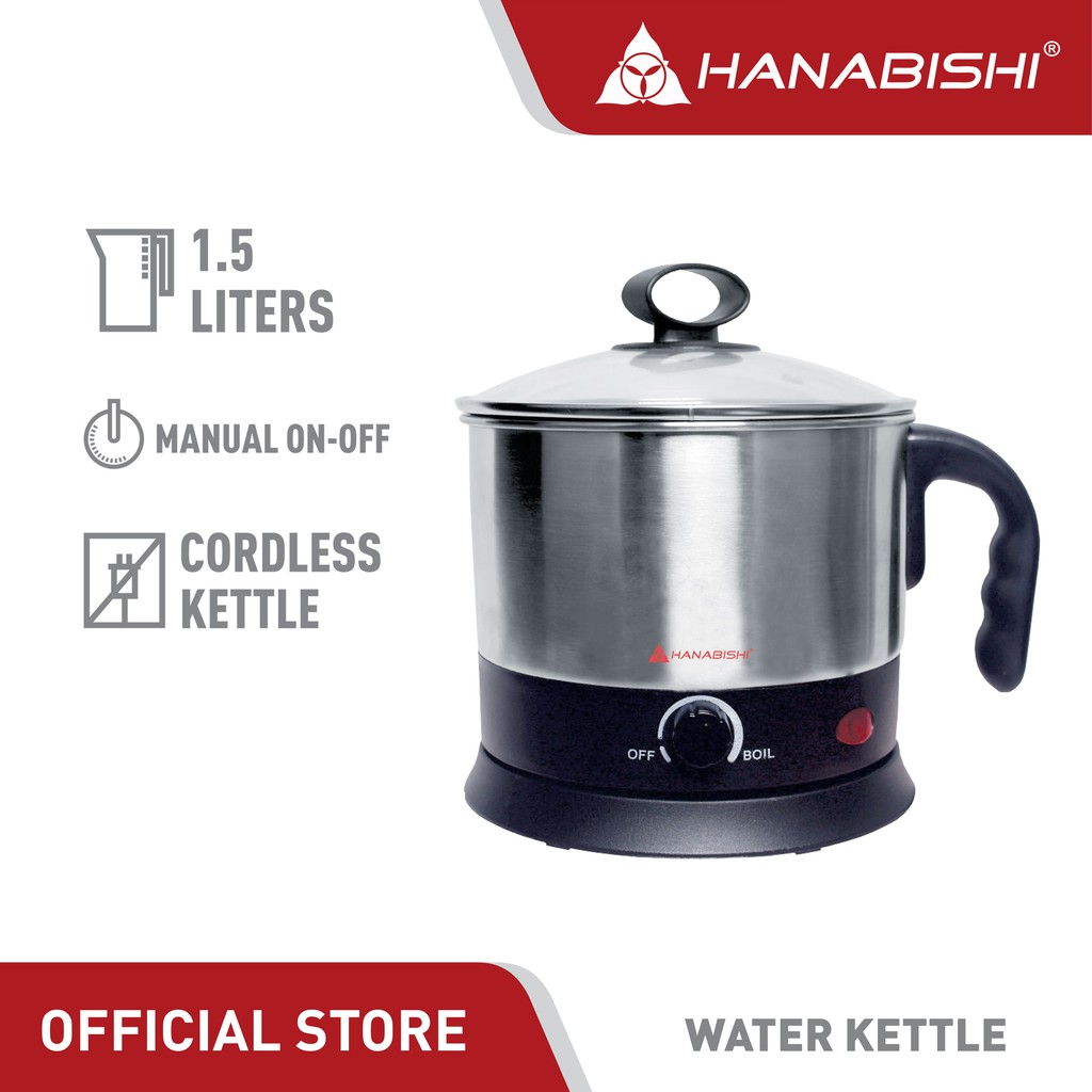 Hanabishi Multi-Function Kettle 1.5 L HHMFK1500 | Shopee Philippines
