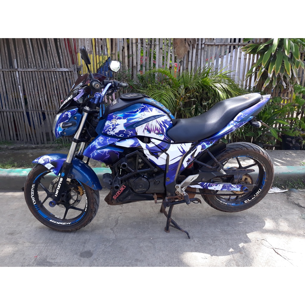 GIXXER 150 v1 Carb MOTORCYCLE Sticker Decals Laminated | Shopee Philippines