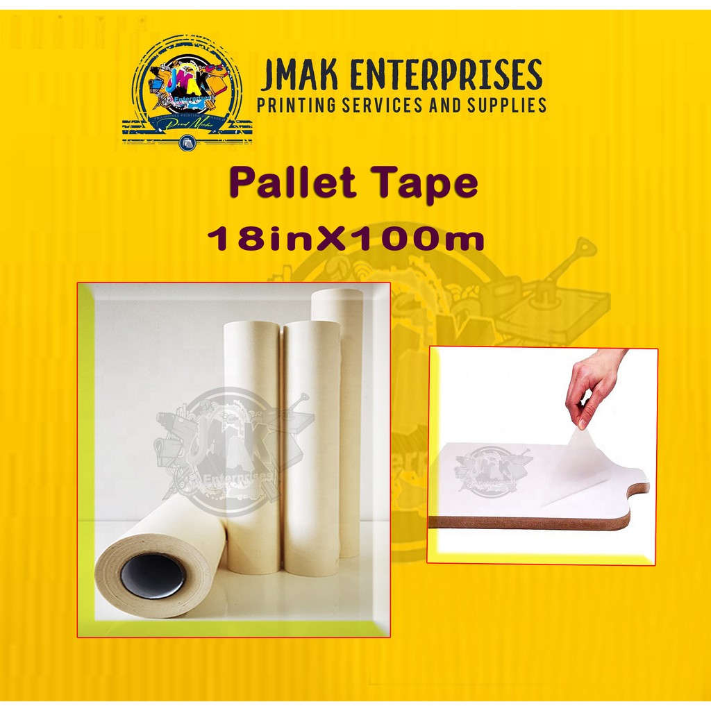 18inx100m Pallet Tape for Silkscreen Printing | Shopee Philippines
