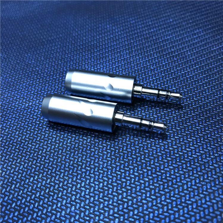 1Pcs 3 Ploes 3.5mm Rhodium-plated Audio Jack Earphone Plug Audio Jack ...