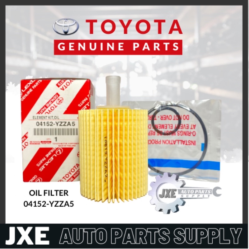 TOYOTA OIL FILTER ELEMENT (04152 - YZZA5) for FJ Cruiser/Land Cruiser ...